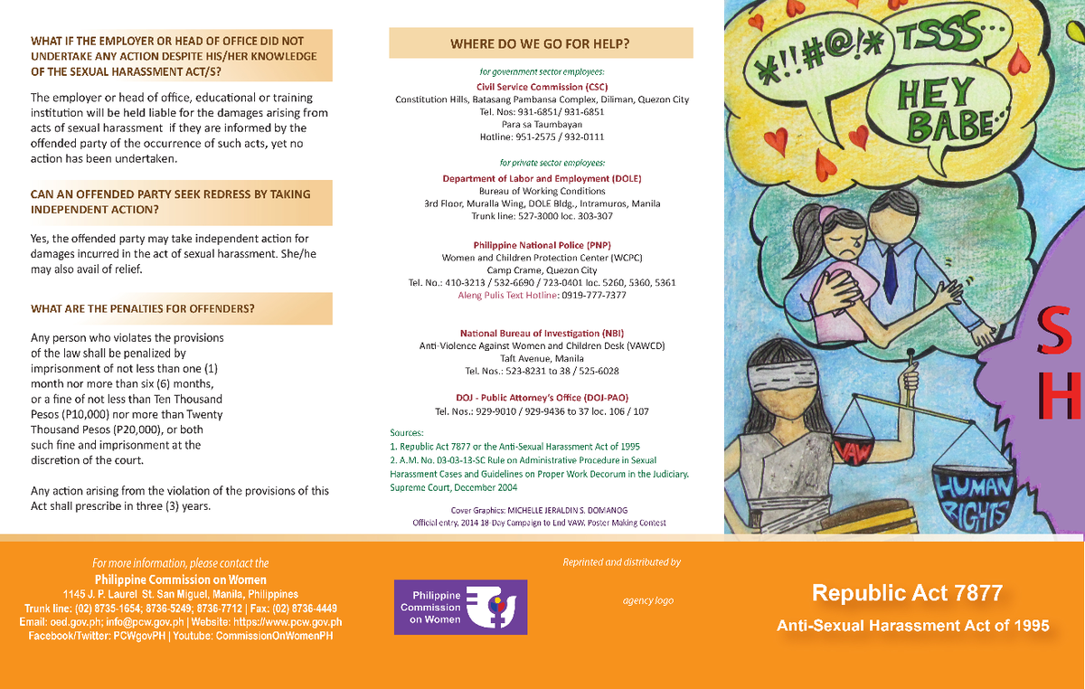RA-7877 Anti Sexual Harassment - Juris Doctor - Studocu