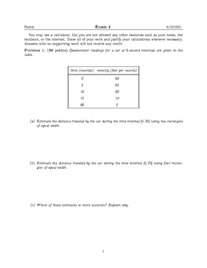 Final-Practice solution (updated) - Practice Final Exam MATH 1550–28 ...