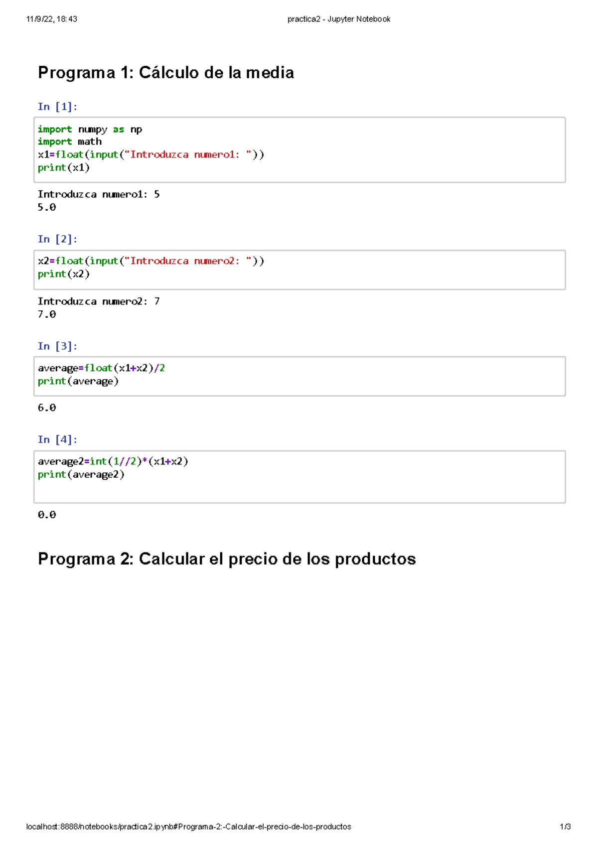 Practica 2 - Jupyter Notebook - 11/9/22, 18:43 practica2 - Jupyter ...
