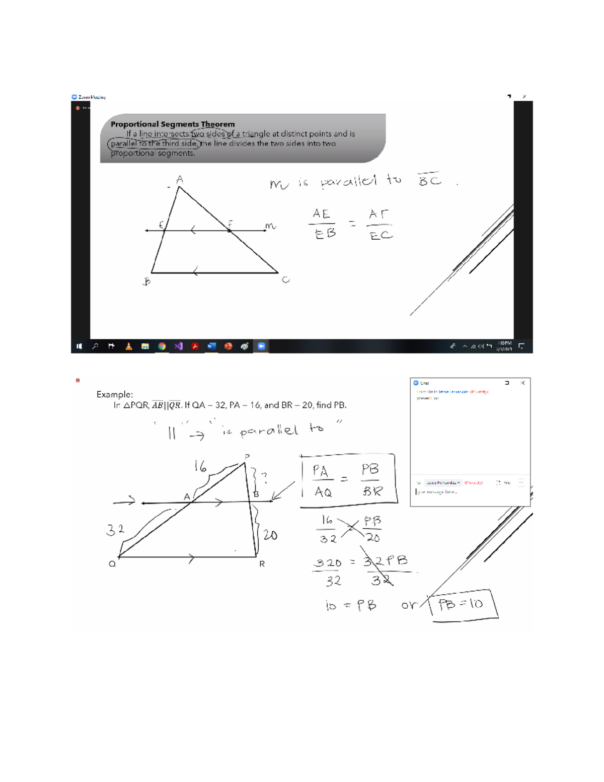 MATH 9 Triangle Proportions - Business Admin - Studocu