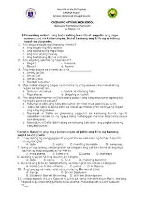 El Filibusterismo Kabanata 6 - MASUSING BANGHAY-ARALIN SA FILIPINO I ...