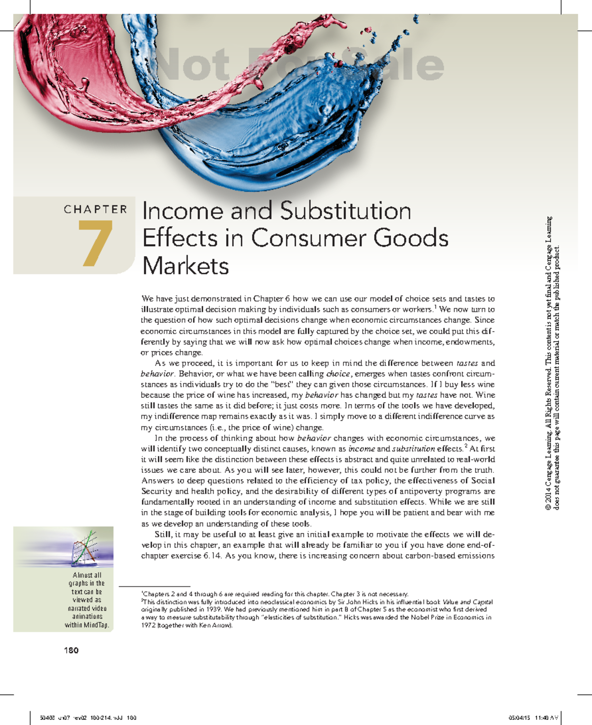 Chapter 7 - Microeconomics: An Intuitive Approach with Calculus by ...