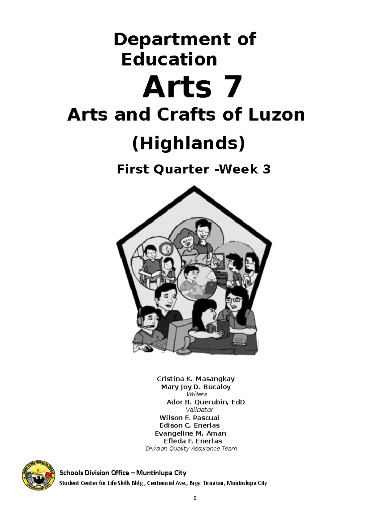 ARTS GR7 SLEM W3 Q1 - activities - Department of Education Arts 7 Arts ...