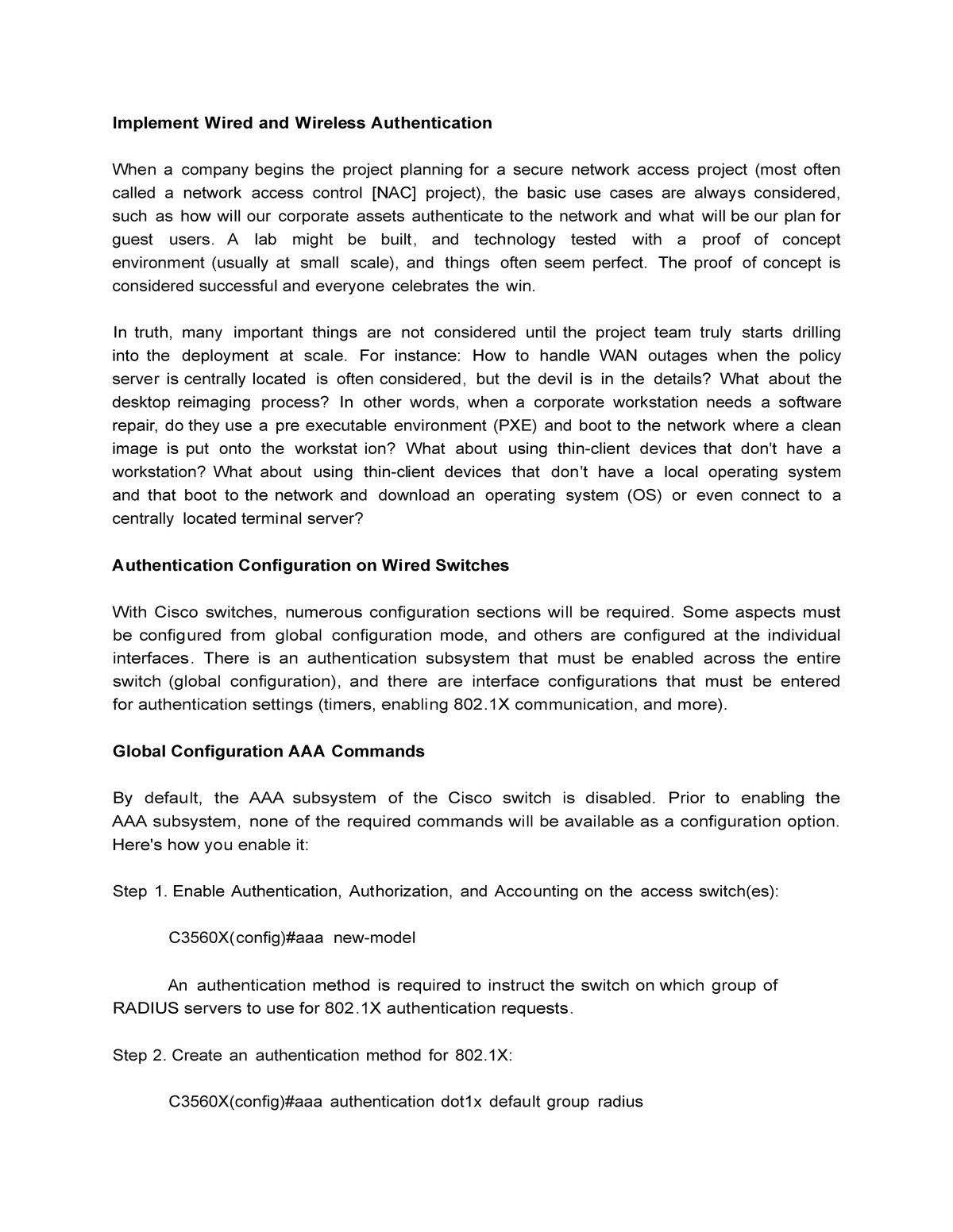 Week 16 - Wireless Networking Security - Implement Wired and Wireless Authentication When a ...