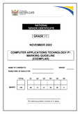 Computer Applications Technology - Grade: 11 - Further Education and ...