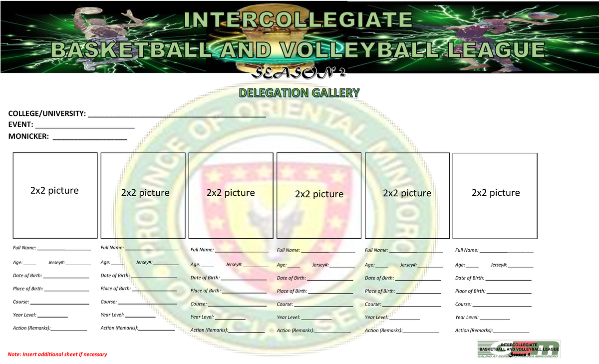 Delegation- Gallery-Intercollegiate - COLLEGE/UNIVERSITY: - Studocu