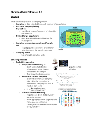 Marketing Exam 1 - Notes for exam 1 - The concept that under the right ...