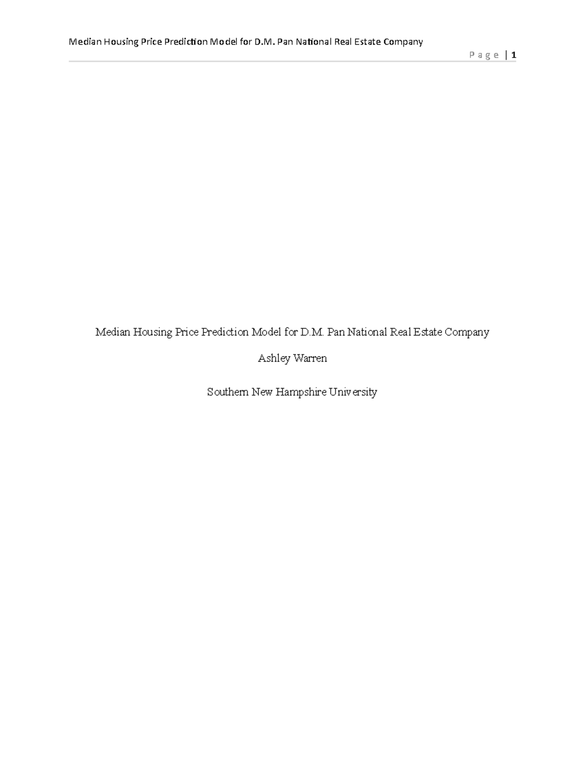 Mat240 Module Three Real Estate Analysis Mat240 Snhu Studocu