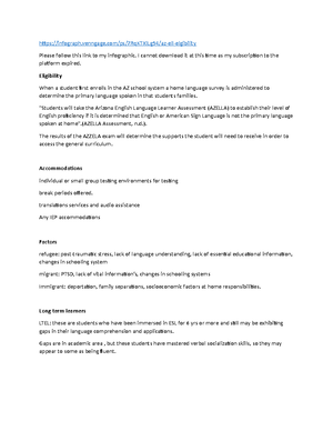 Benchmark – Lesson Planning for English Language Learners- TRodgers ...