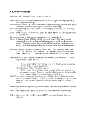 Ap hug outline ch - Help me help you - Ch. 11 Industry Key Issue 1: Where did industry originate ...