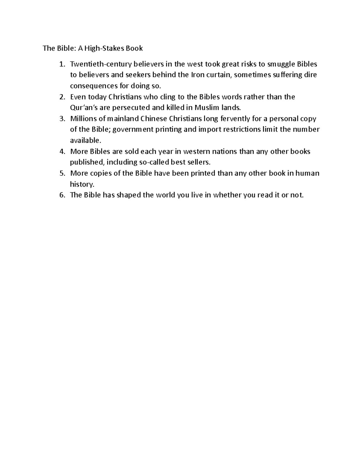 NT. 1 - Lecture notes on New Testament Lecture. Chapter 1. - The Bible ...