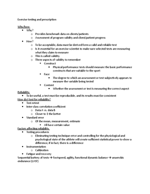 Exercise science ch 4 - ch 4.2 - Pulmonary system Pulmonary system ...