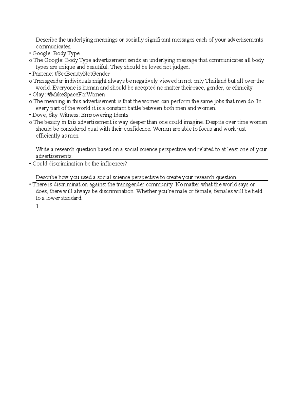 Module 4 Activity Template - Describe the underlying meanings or ...