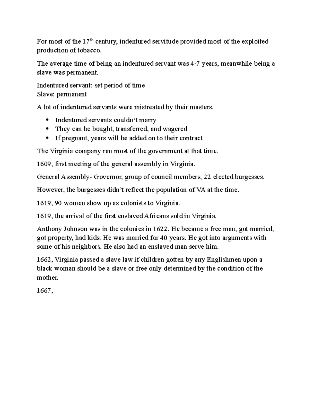 History Notes September 21, 2022 - For most of the 17th century ...