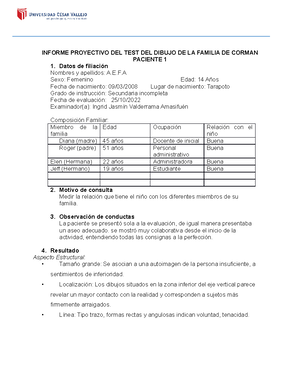 Manual de Interpretación del Test de Machover Figura Humana - Accede a ...