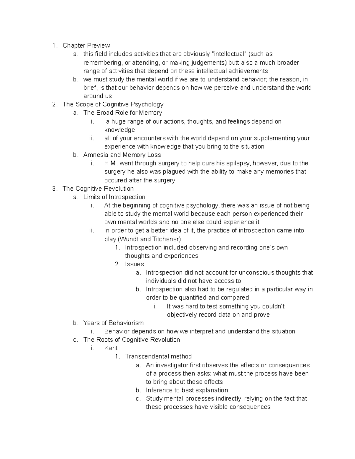 Chapter 1 Foundations - Lecture notes 1 - 1. Chapter Preview a. this ...