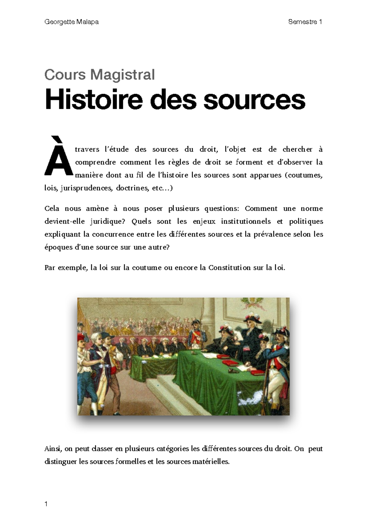 Cours Magistral "Histoire des Sources" - Cours Magistral Histoire des ...