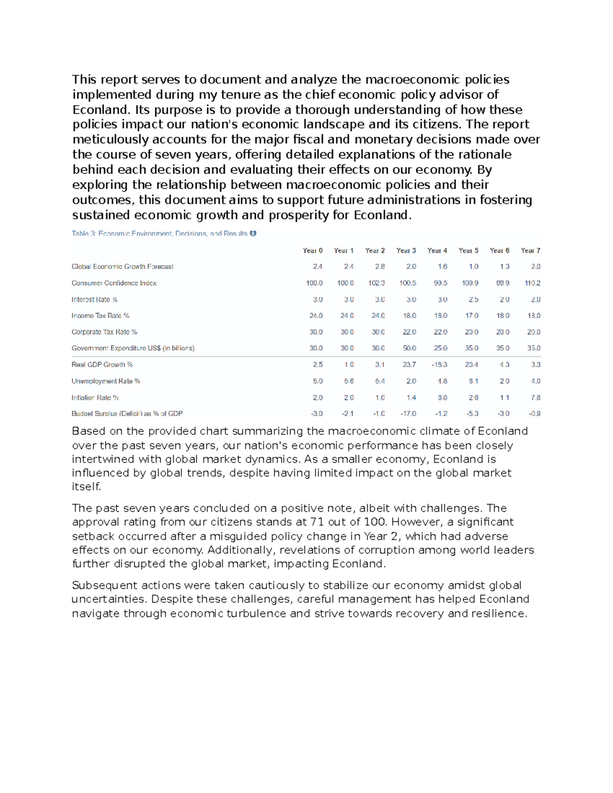 3-2 Simulation Checkpoint Assignment - This report serves to document and analyze the ...