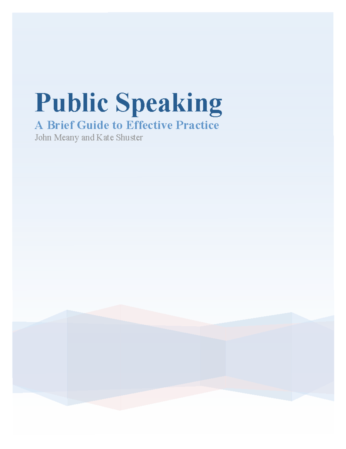 10. Public Speaking - A Brief Guide to Effective Practice Autor John ...