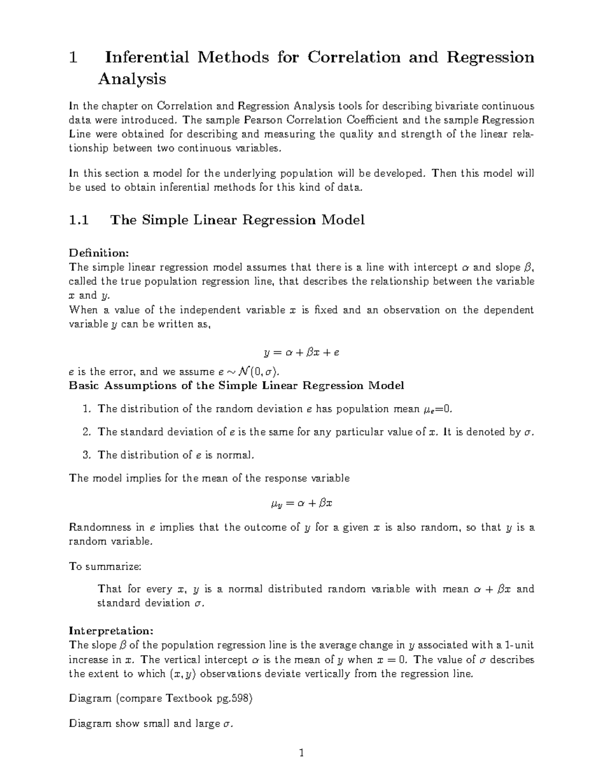 Seminar Assignments Inferential Methods For Correlation And Regression 1 Inferential Methods