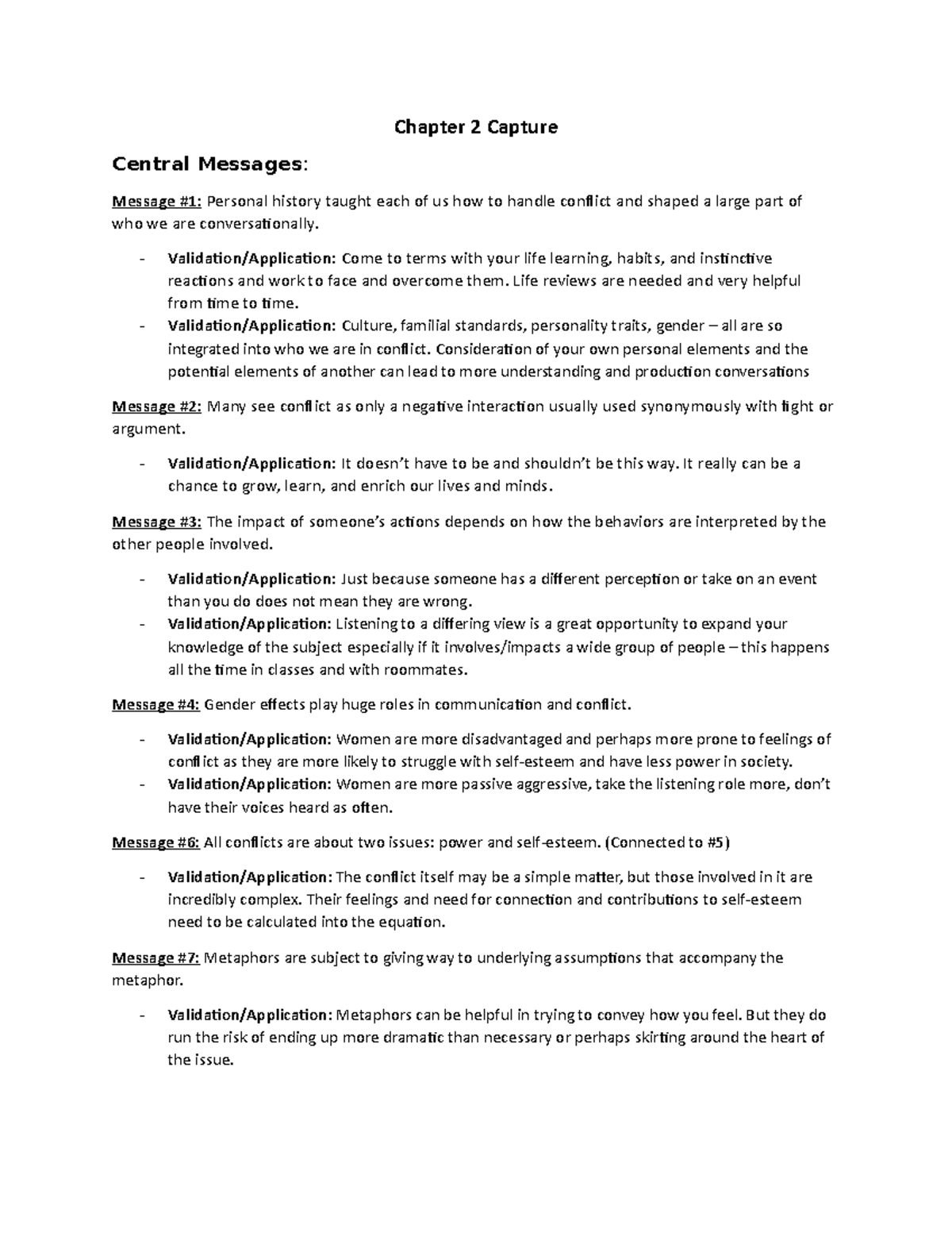 COMM 450 - Ch 2 Capture - Summary Leadership and Self-deception ...