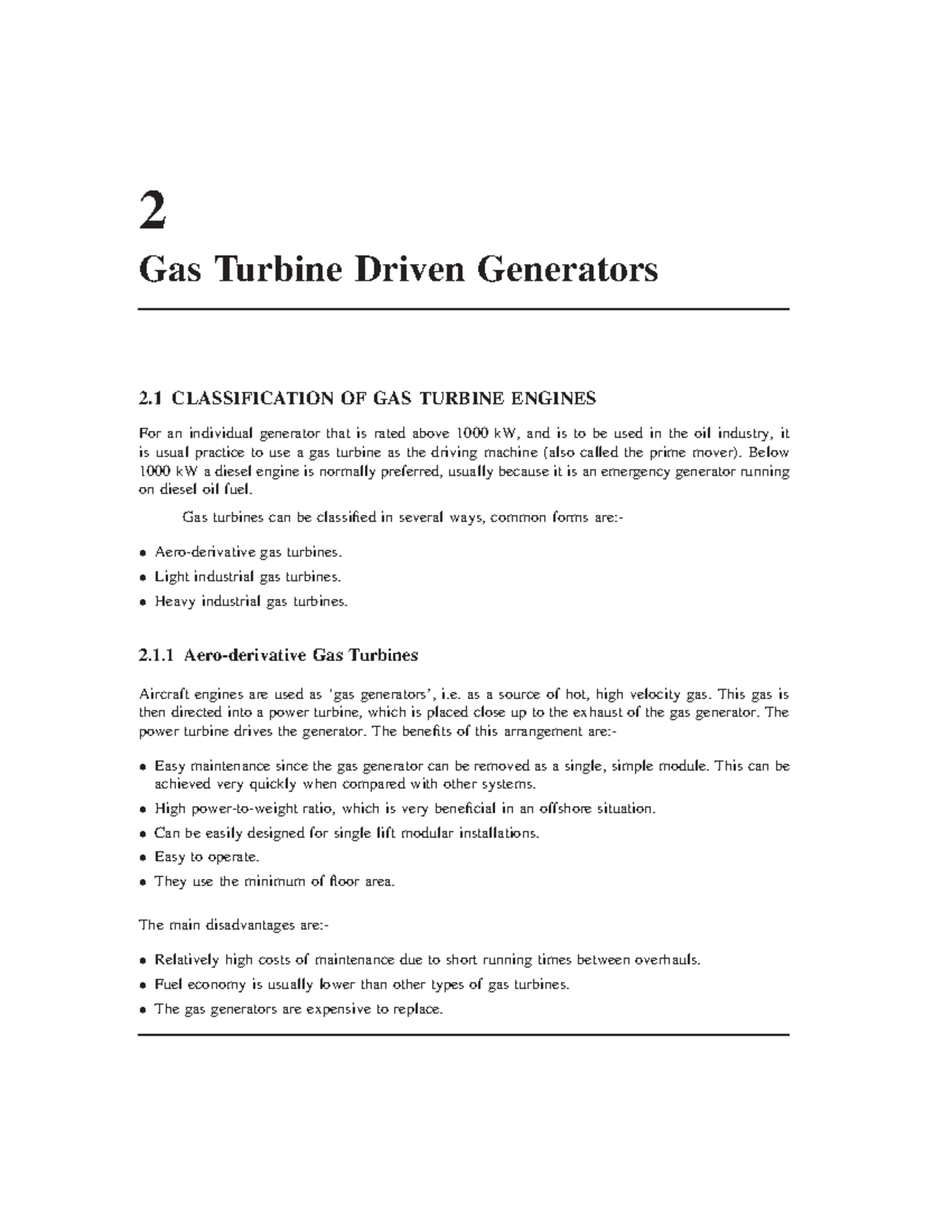 Electrical Engineering part 2 - 2 Gas Turbine Driven Generators 2 ...