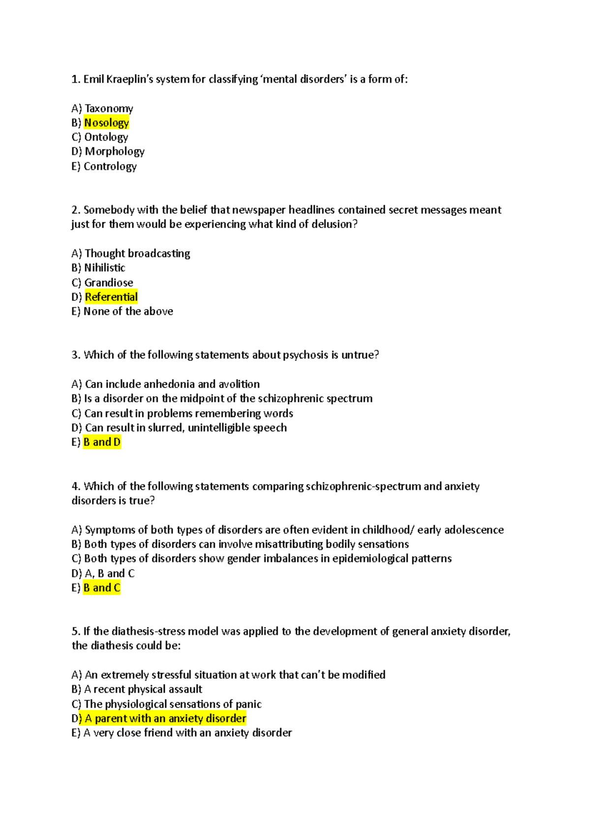 Abnormal Lecture 1 Emil Kraeplin s System For Classifying mental abnormal-lecture-1-emil-kraeplin-s-system-for-classifying-mental