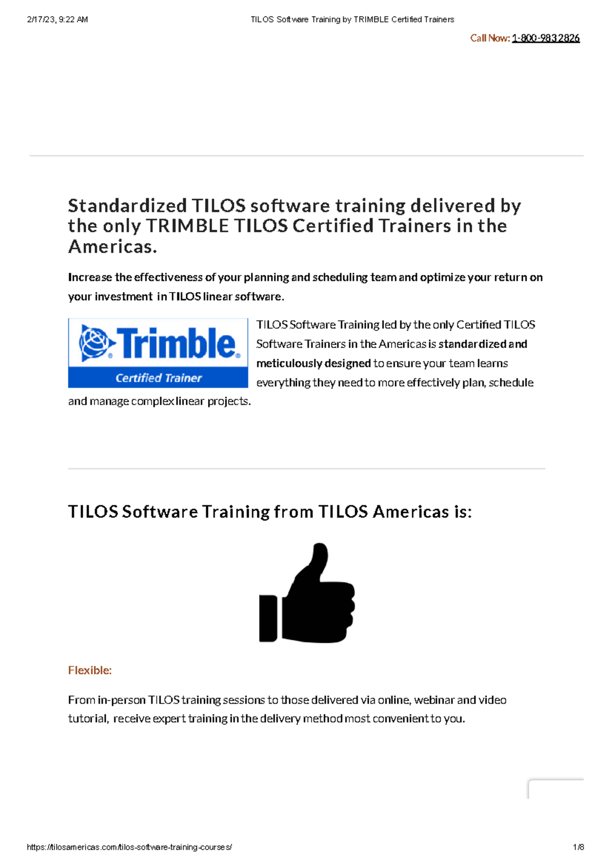 Tilos Software Training by Trimble Certified Trainers - Privacy - Terms Standardized TILOS ...