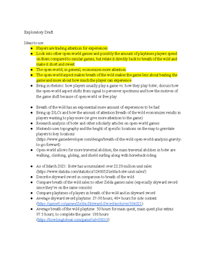 Exploratory draft planning - The perpetuation of unequal power ...