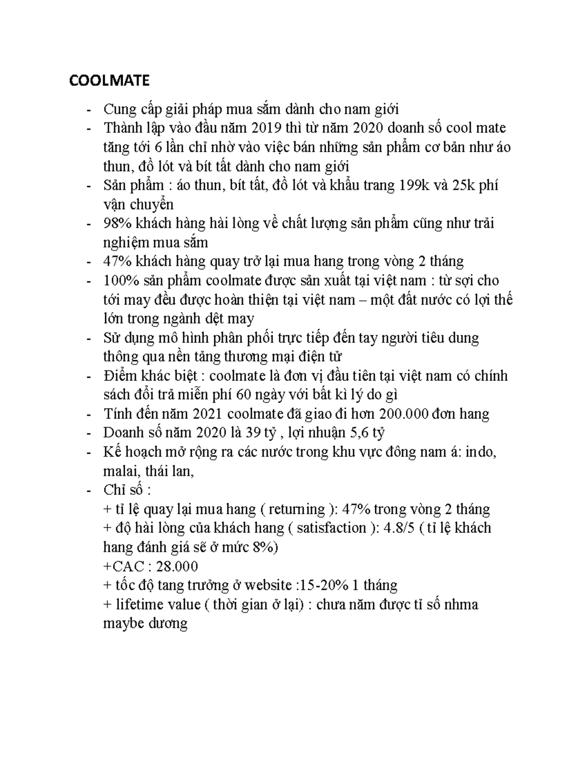 Coolmate - 123 - COOLMATE Cung cấp giải pháp mua sắm dành cho nam giới ...