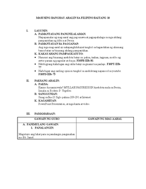 G9 English Lesson Exemplar 1st Quarter - LESSON EXEMPLAR Grade 9 ...