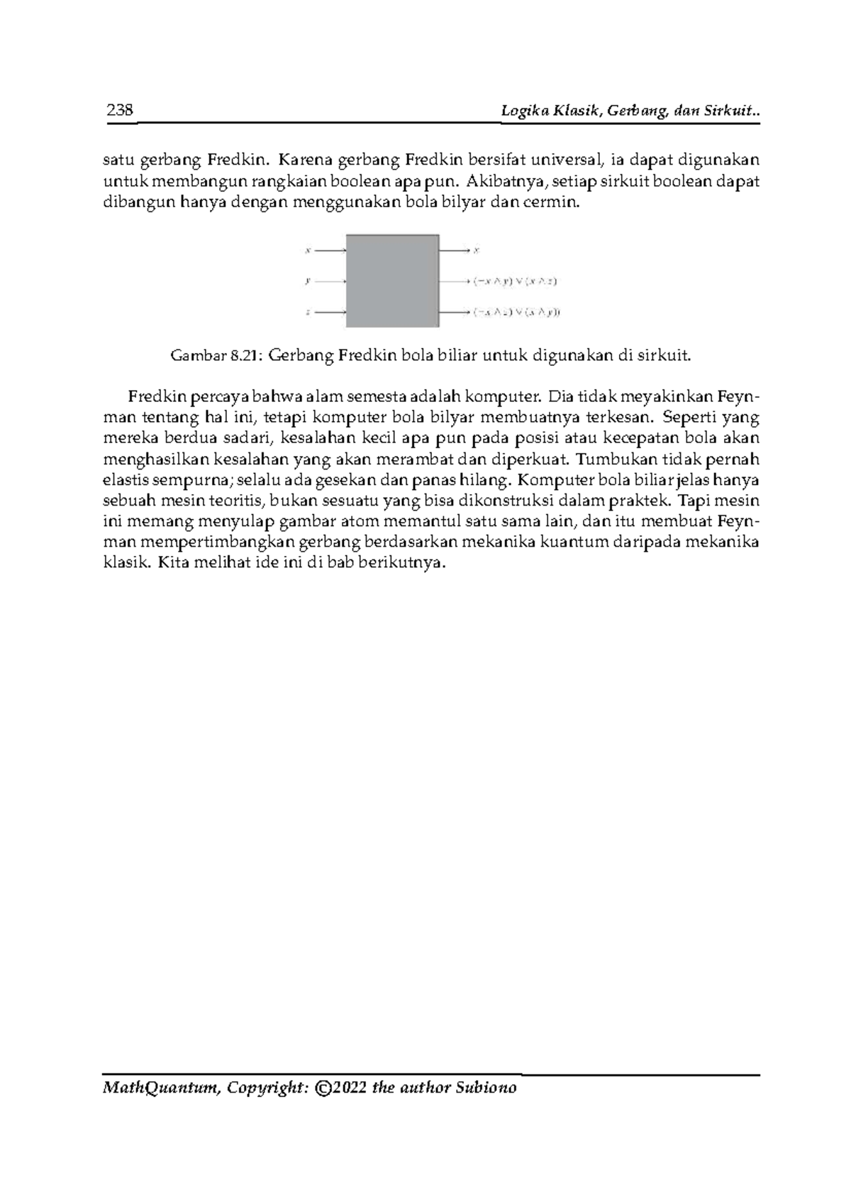 Buku Matematika Quantum 2022-84 - 238 Logika Klasik, Gerbang, dan ...