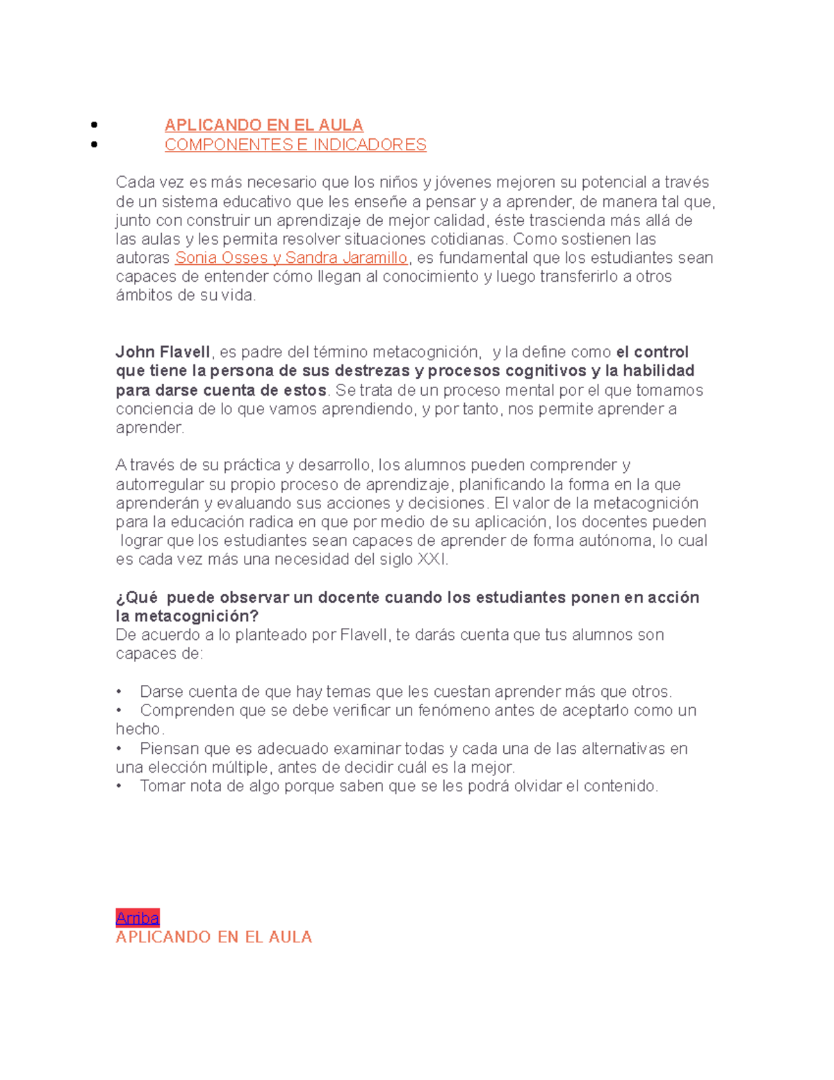 Aplicando EN EL AULA - yuuy - APLICANDO EN EL AULA COMPONENTES E ...