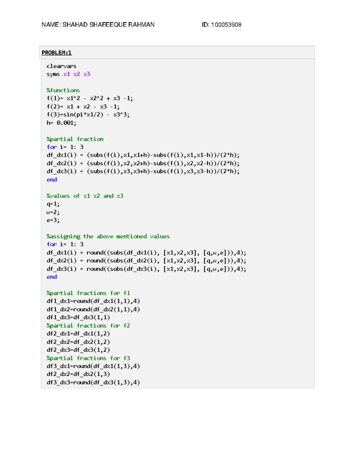LAB 2 - lab 2 - Matlab - Studocu