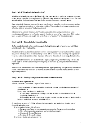 (5) Adminstraitve Action - Administrative Action The Definition of ...