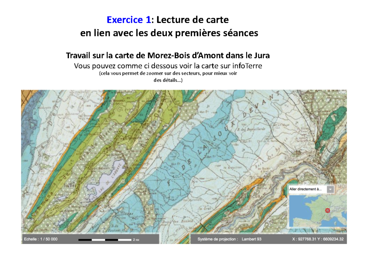 Carto en ligne 2 - Notes de cours 2 - **Exercice 1: Lecture de carte en ...