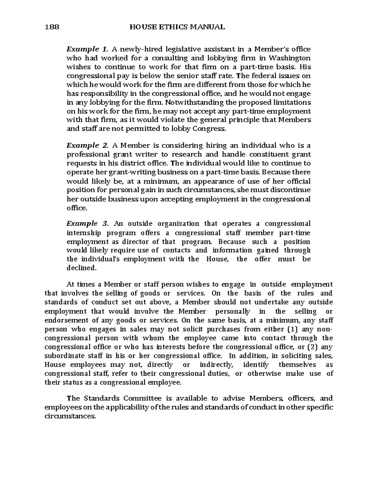 Contracting With the Federal Government - 188 HOUSE ETHICS MANUAL ...