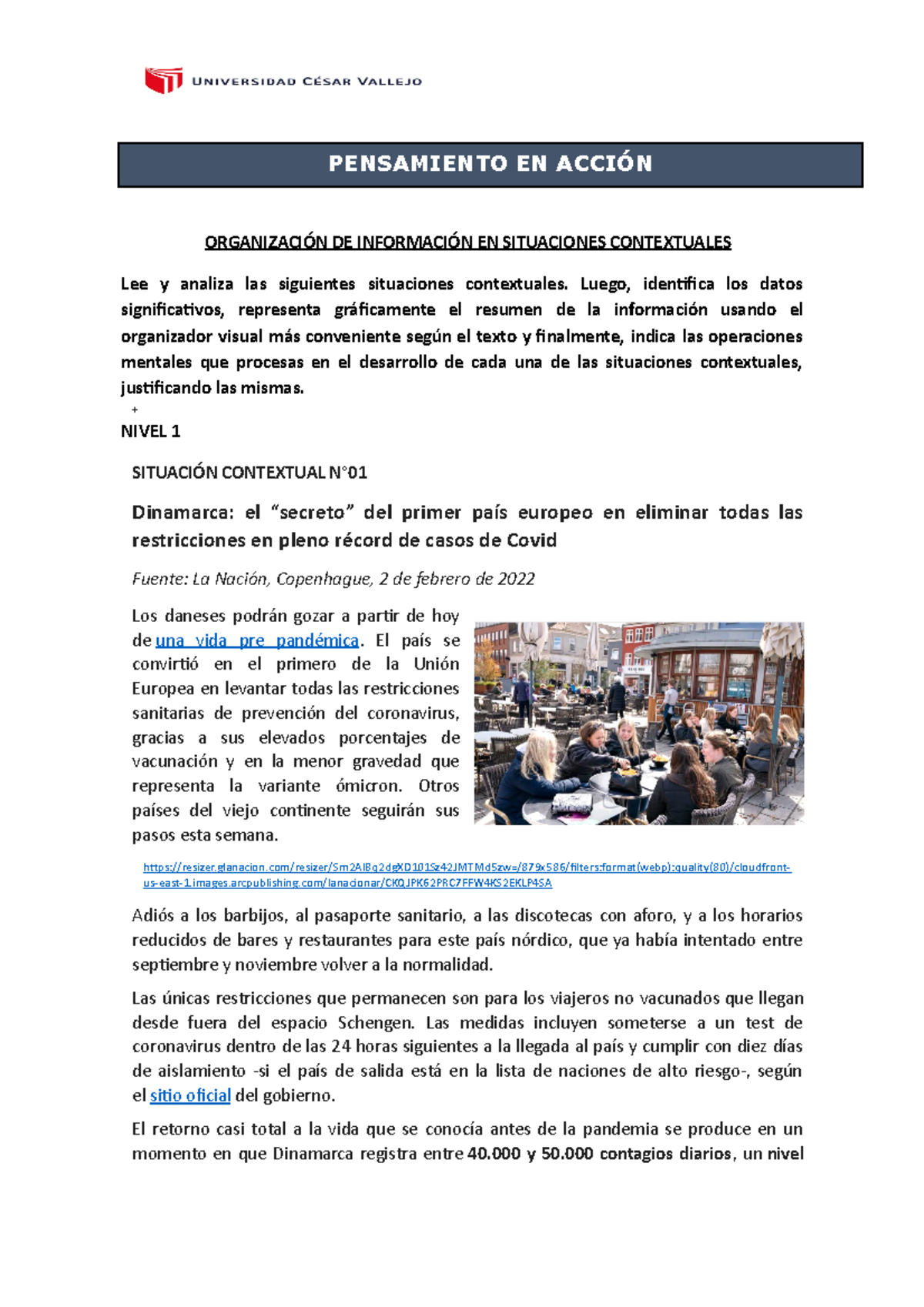 Tarea Sesion N° 3 - ORGANIZACIÓN DE INFORMACIÓN EN SITUACIONES ...