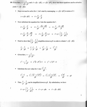 Mathematical Models in Physics exam guide - Math 430 - Studocu