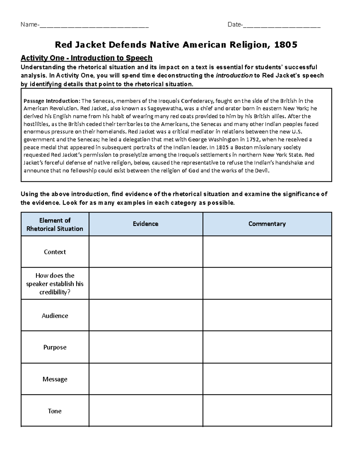 21.1 SL Red Jacket 1 - ... - Name-_______________________________ Date