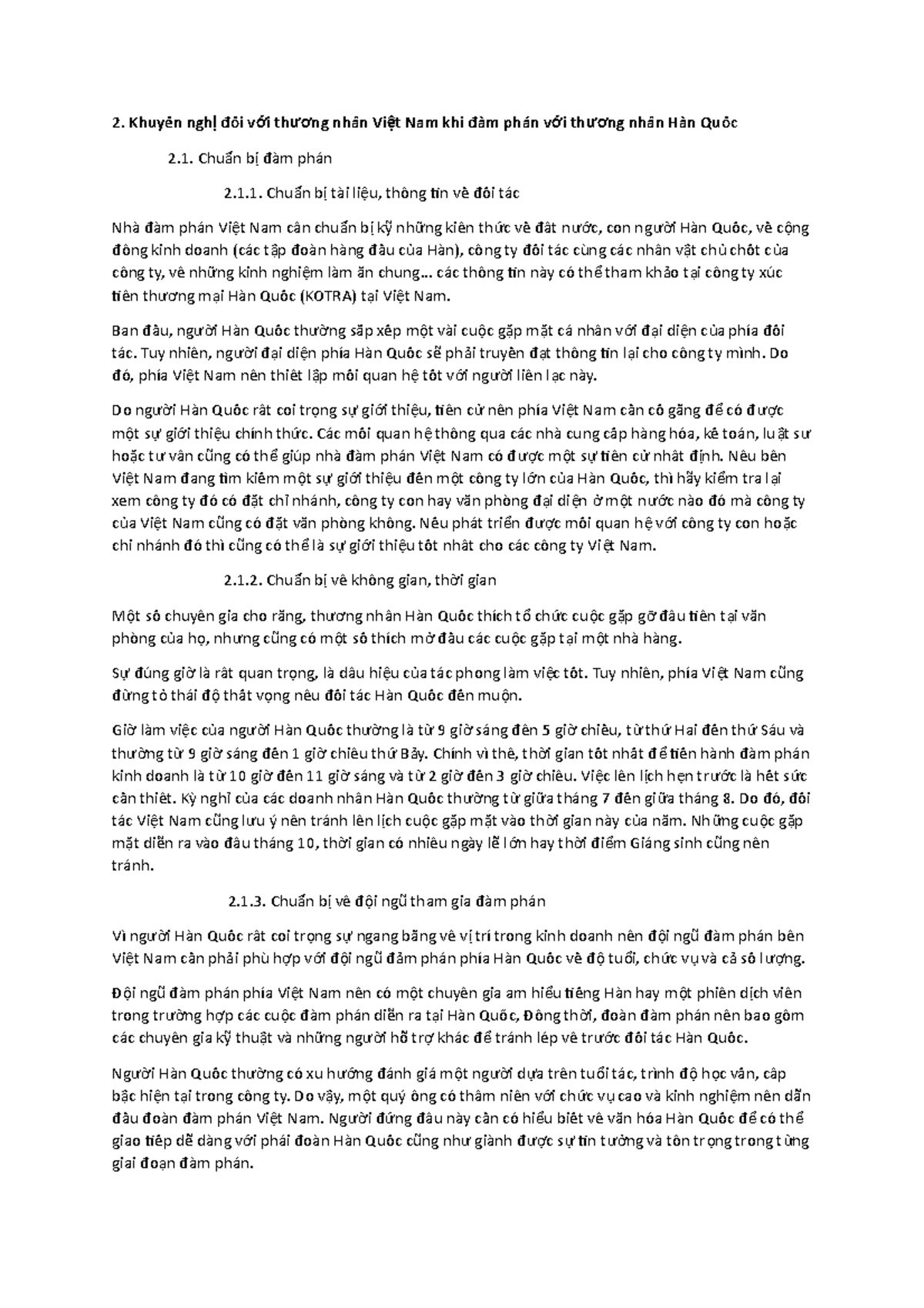 2 - ssss - Khuyếến ngh đốếi vị ới th ương nhân Vi t Nam khi đàm phán v ệ ới th ương nhân Hàn ...