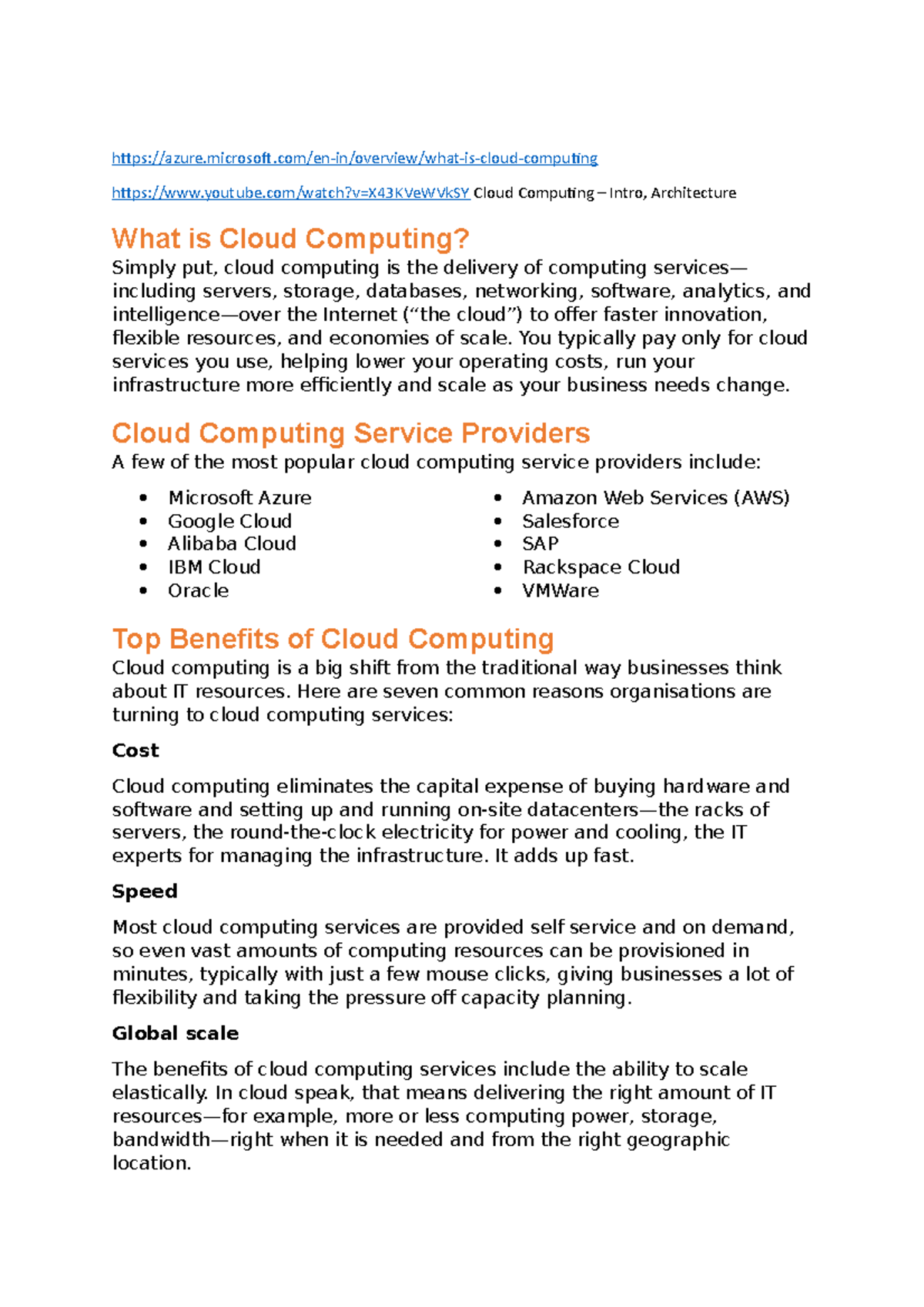 PMC2115 CC Mod 1 Notes - This material describes about cloud computing ...