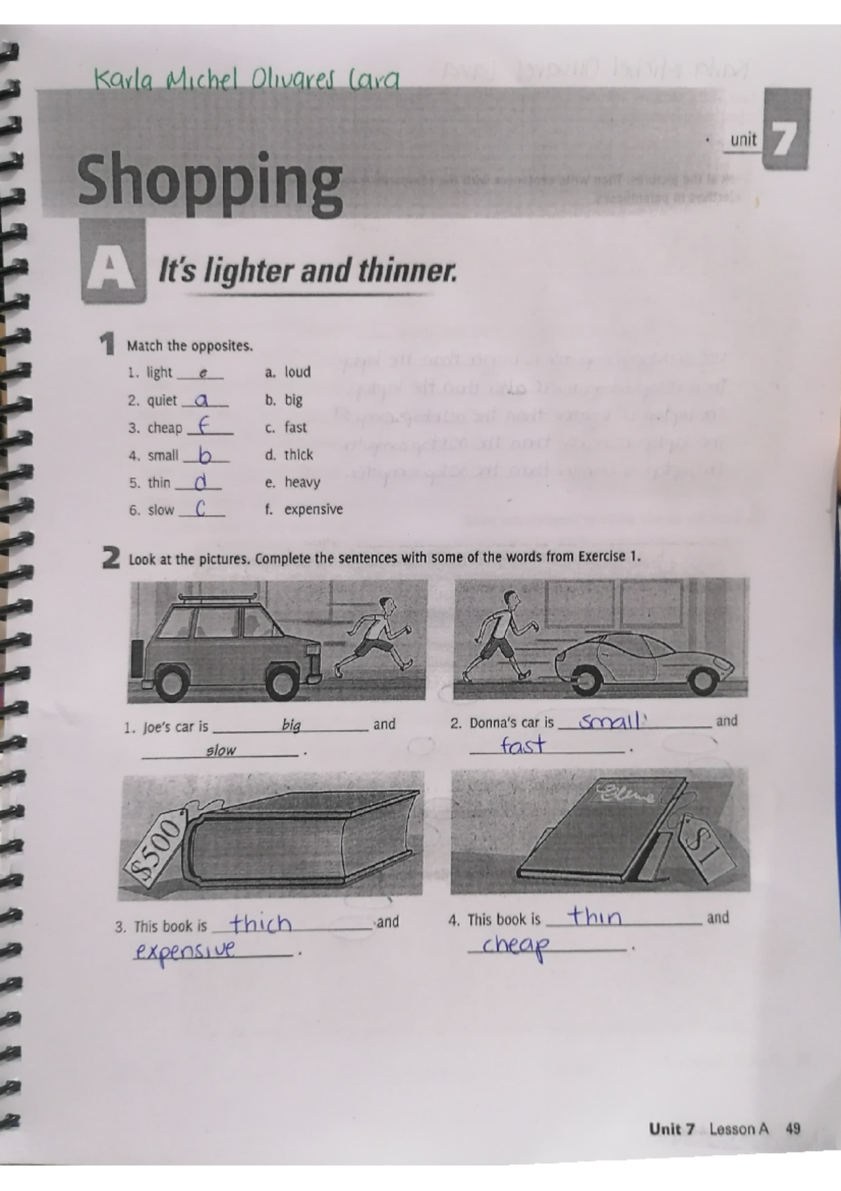 Unit 7. Lesson A. - ingles 2 - Inglés 3 - Studocu