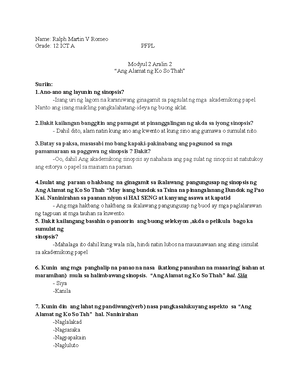 Perdev Q1 Mod4 Mental Health and Stress - Personal Development Quarter ...