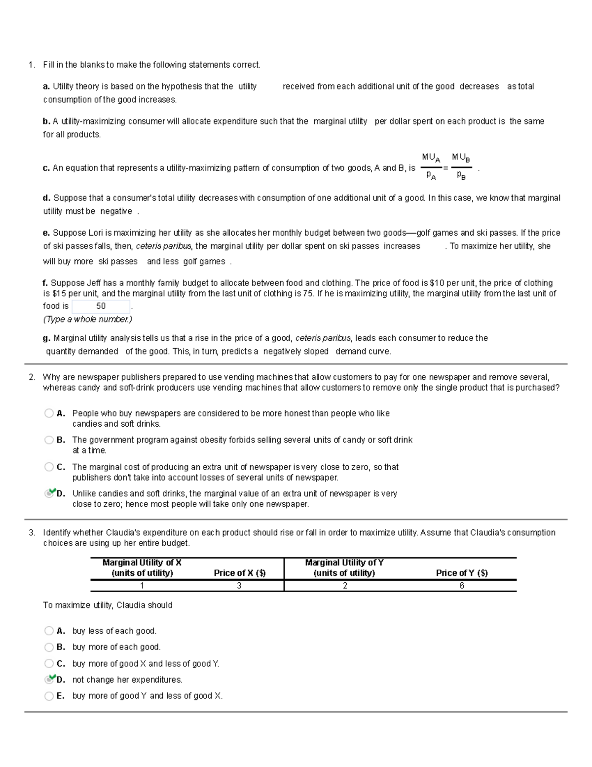 Lab 4- Econ 201 - UwU - 1. 2. 3. Fill in the blanks to make the following statements correct. a ...