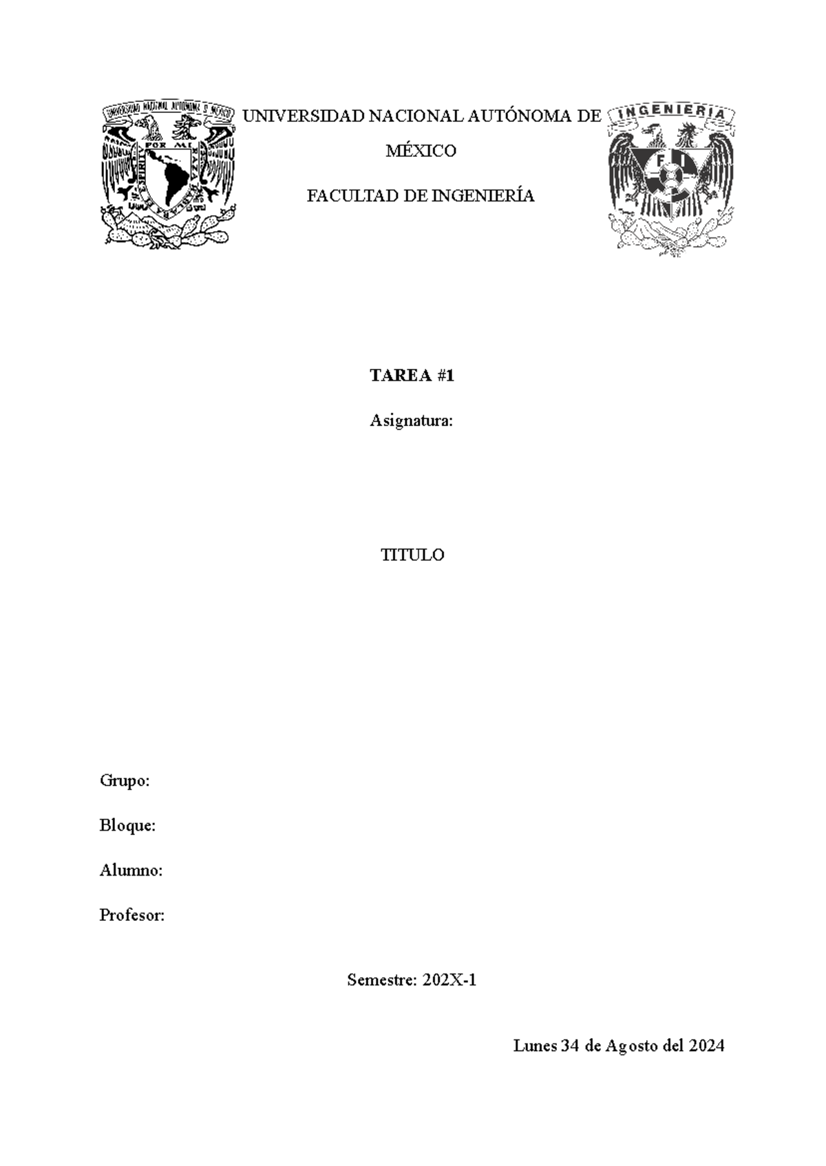 Portada FI UNAM - P. ej. Matemáticas - UNIVERSIDAD NACIONAL AUTÓNOMA DE ...