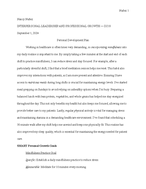 Task1 D223 - Task 1 - Children’s Hospital of Atlanta: A Nurse’s ...