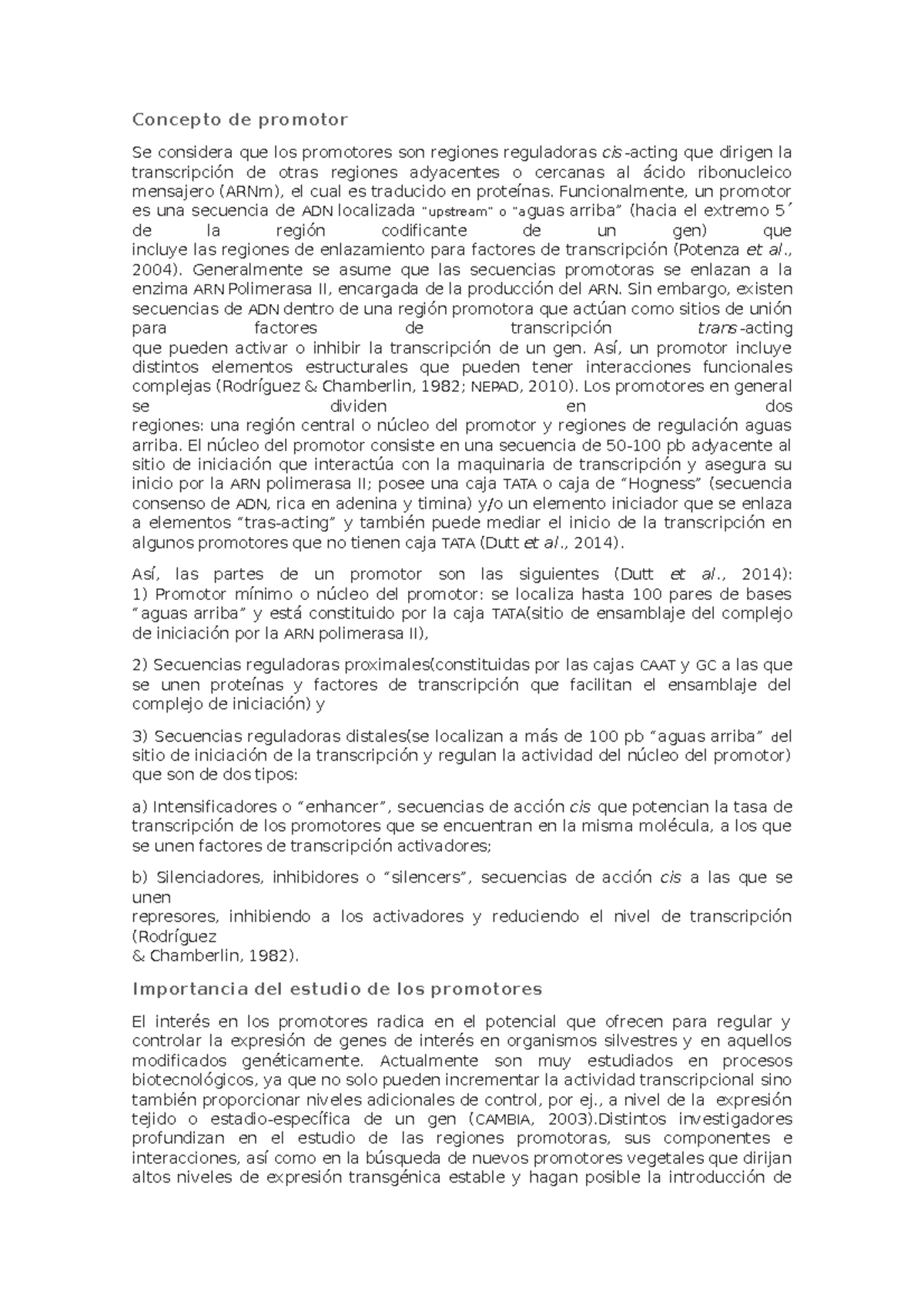 Concepto de promotor anexo libro I - Concepto de promotor Se considera ...