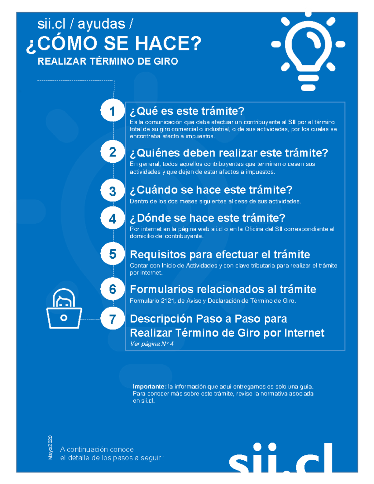 Realizar termino giro 052020 - Mayo/ Mayo/ REALIZAR TÉRMINO DE GIRO sii ...