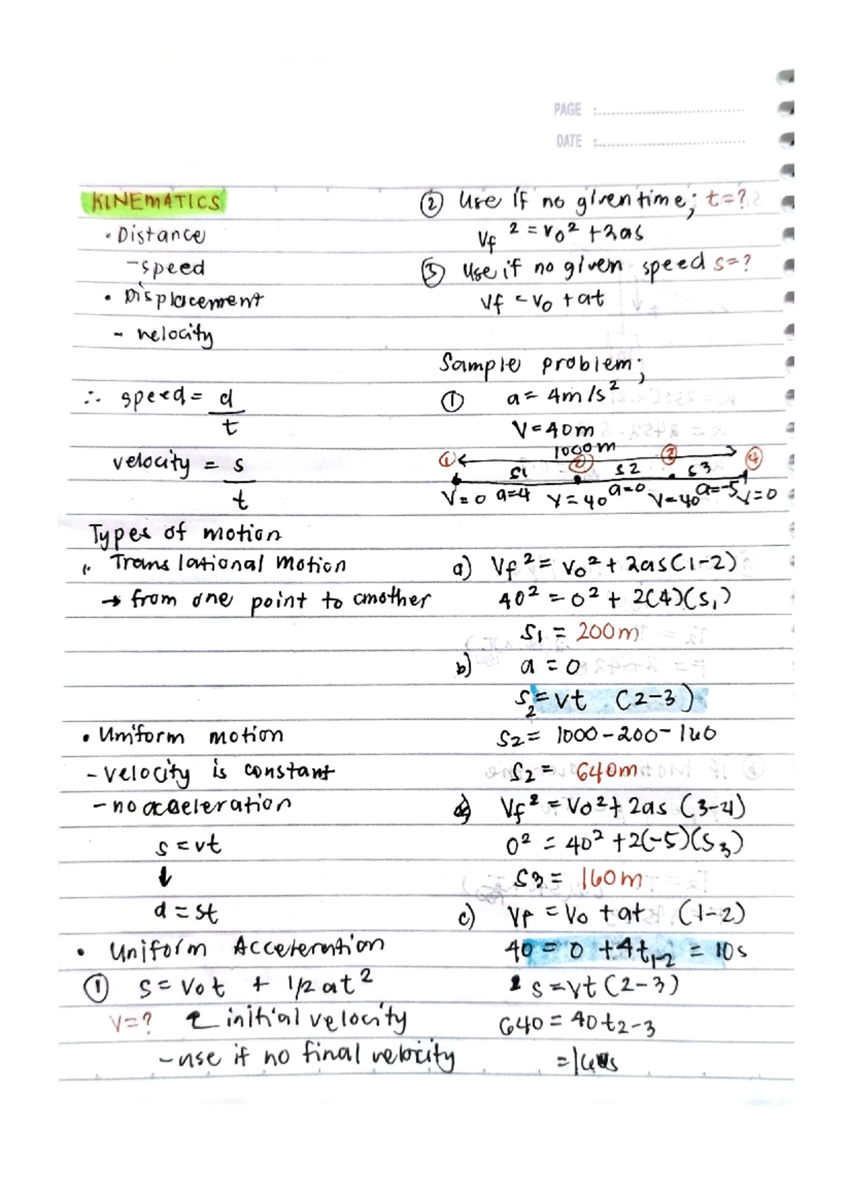 Kinematics - Civil Engineering - Studocu